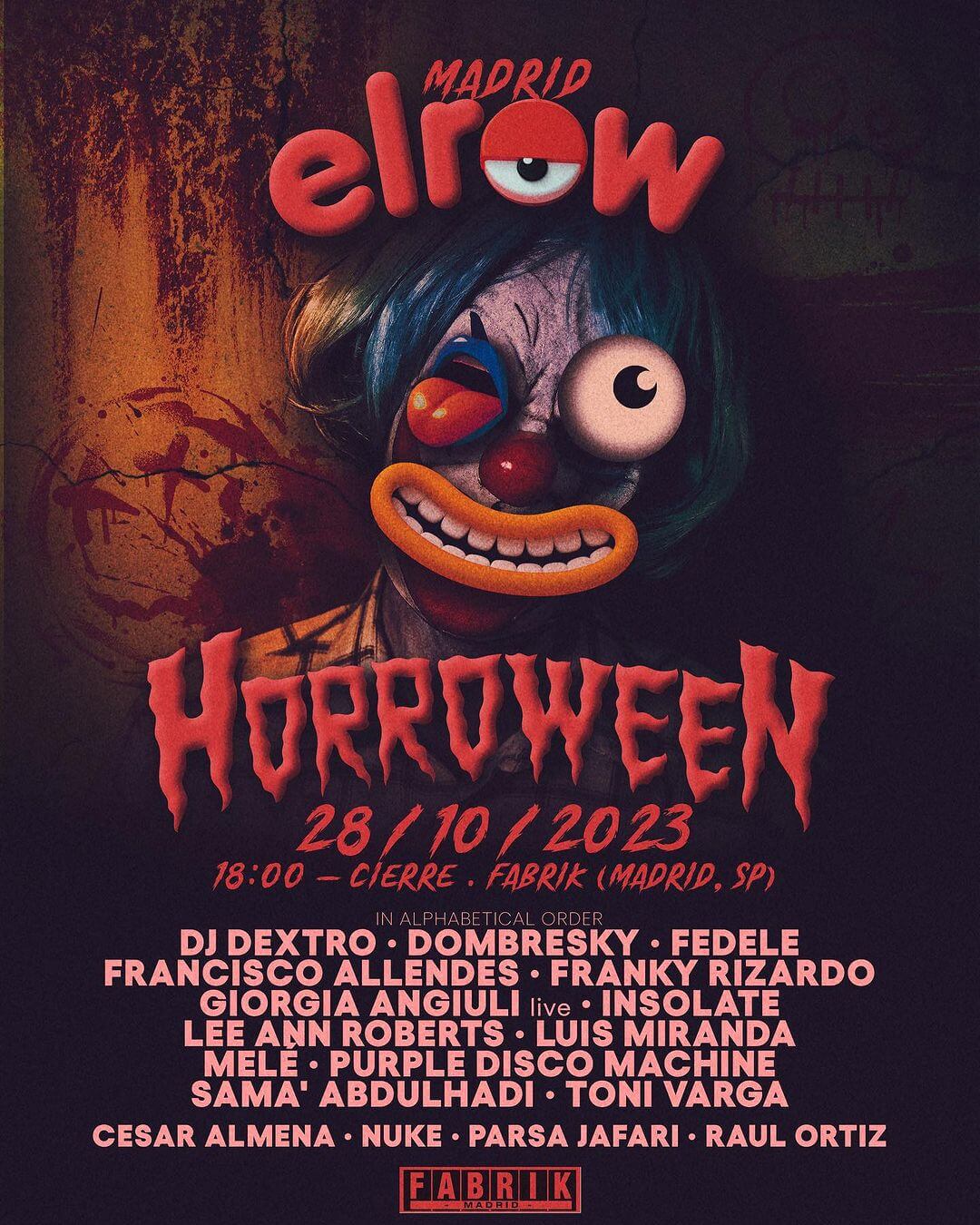 Horroween, la fiesta más loca de Fabrik por Halloween | Madrid | Guía ...