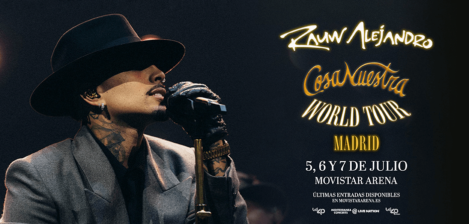 Rauw Alejandro: Cosa Nuestra World Tour 2025 en Movistar Arena | Madrid ...